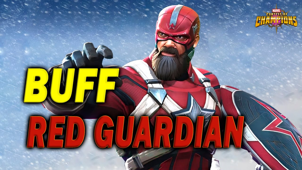BUFF Red Guardian Comparación Antes Y Después Del Buff | MCOC Vídeo 938 ...