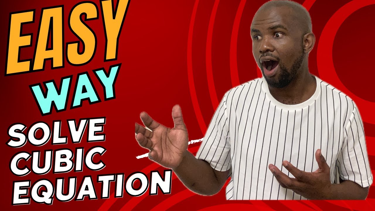 Solve Any Cubic Equation Using Your Calculate - YouTube