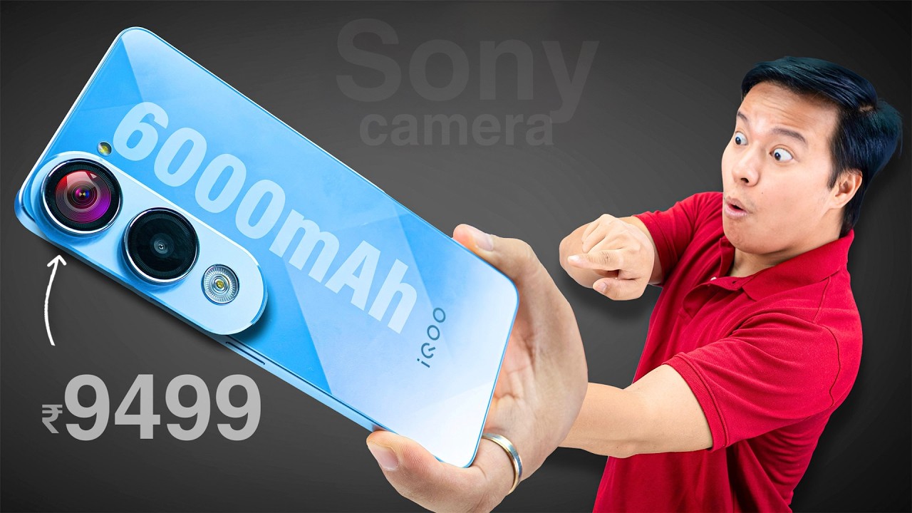 iQOO Z10 Lite 5G is here - Sony AI Camera & 6000mAh Phone @9,499* - YouTube