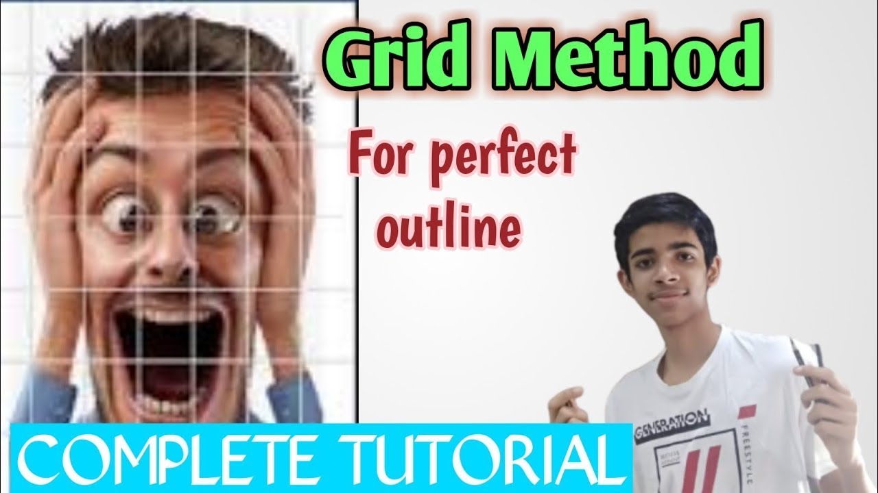 DRAW ACCURATE OUTLINE WITH GRID METHOD FROM YOUR MOBILE(complete ...