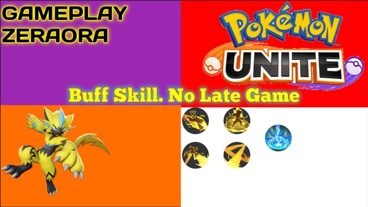 Pokemon Unite | Zeraora Buff Skill | No Late Game | Pokemon Unite ...