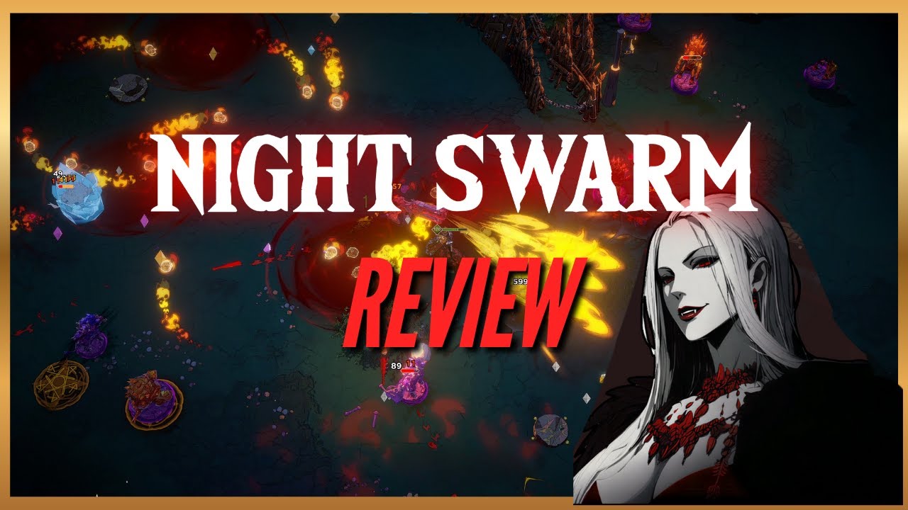 Night Swarm Review! A NEW Rougelite Vampire GAME! - YouTube