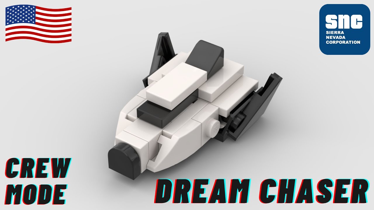 Lego Mini SNC Dream Chaser Crew Mode Tutorial - YouTube