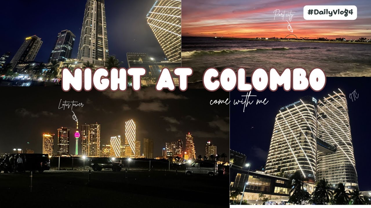 Night At Galleface Colombo | Street Foods - YouTube