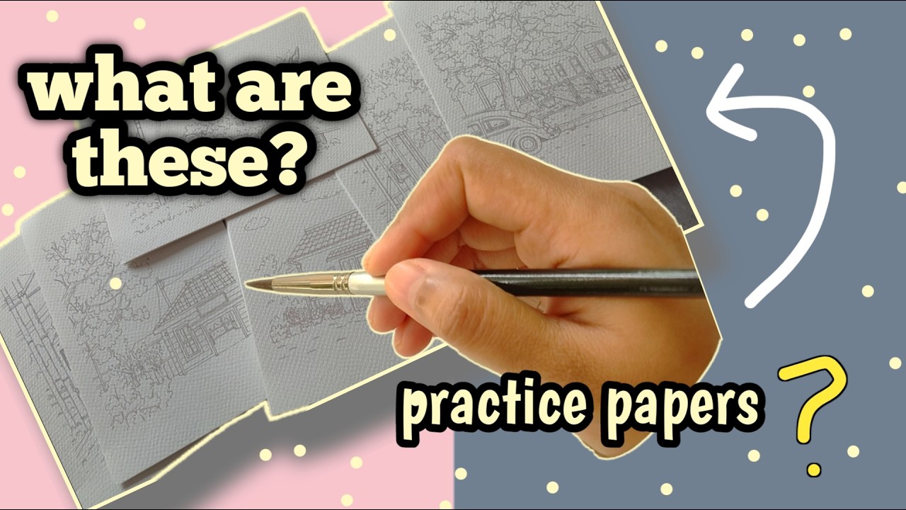 Cozy drawing || The best practice papers ever|| easy to use #art # ...