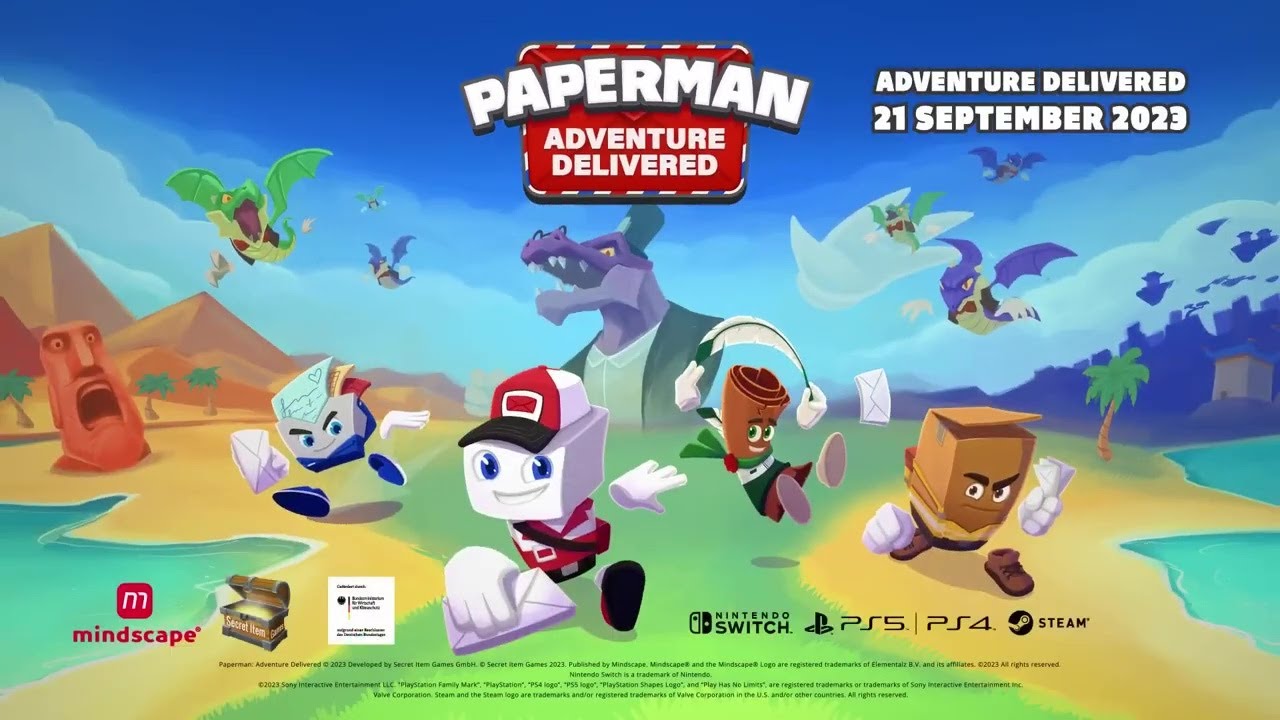 REVIEW: Paperman: Adventure Delivered (2024 Video Game) - Xbox - YouTube