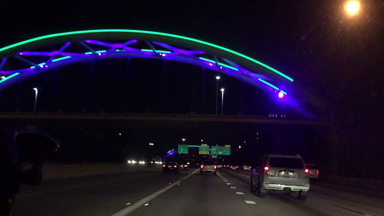 Houston, TX - Hwy 59 Lights - YouTube