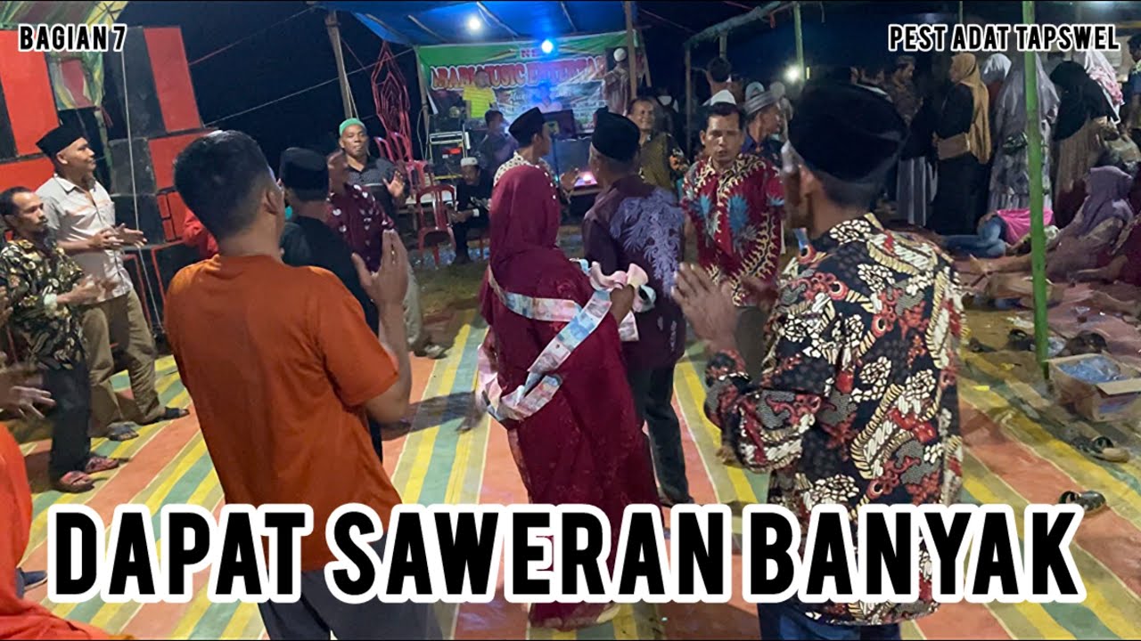 SAWERAN ENDENG - ENDENG di PESTA PERNIKAHAN ADAT TAPSEL [7] ️ - YouTube