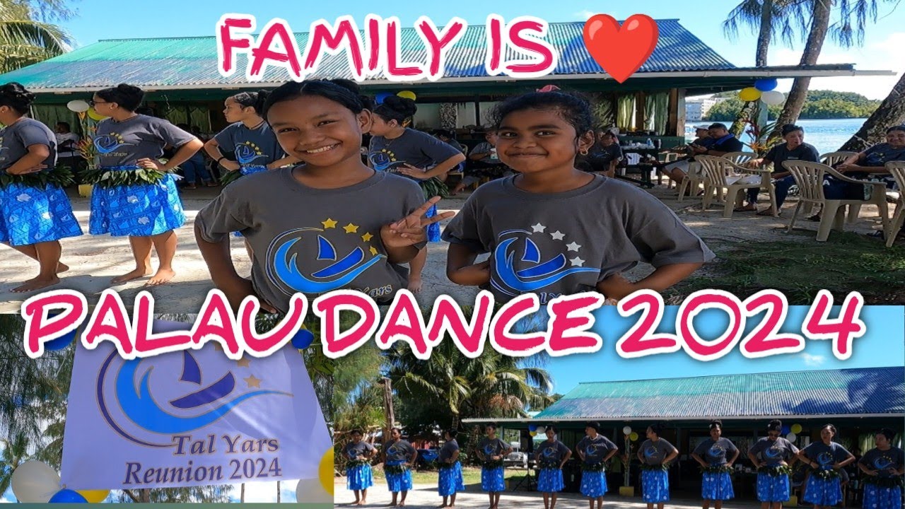 DANCING AT PELELIU CLUB PALAU FAMILY REUNION 2024 #islandlife - YouTube