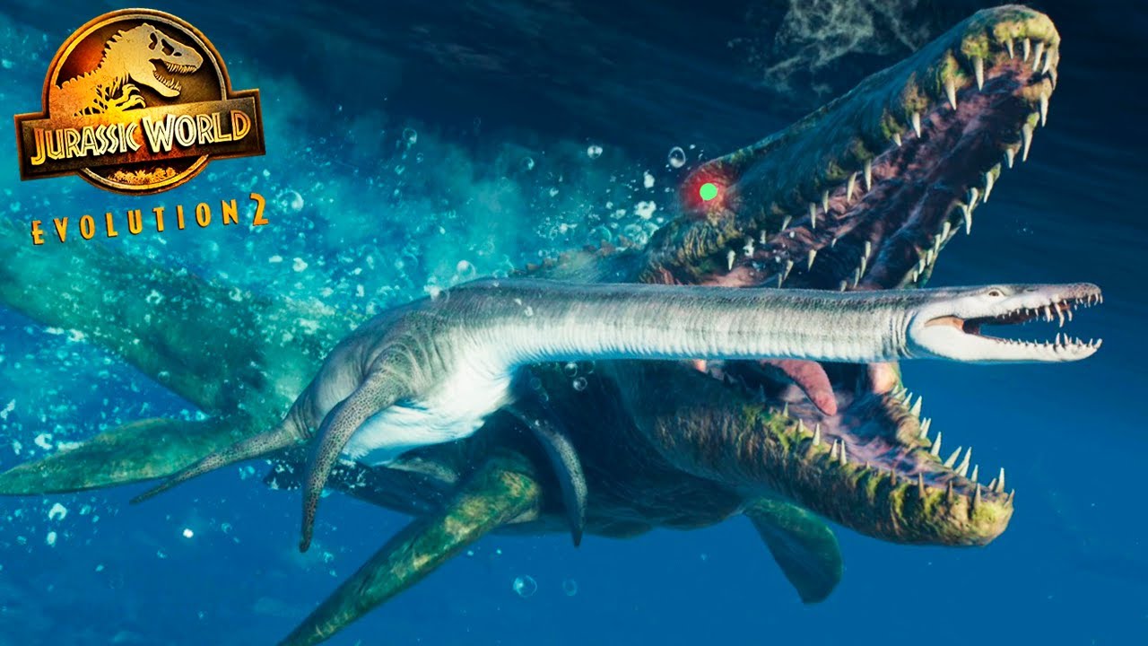 EL MOSASAURIO CAZANDO ES UN ESPECTACULO | JURASSIC WORLD EVOLUTION 2 ...
