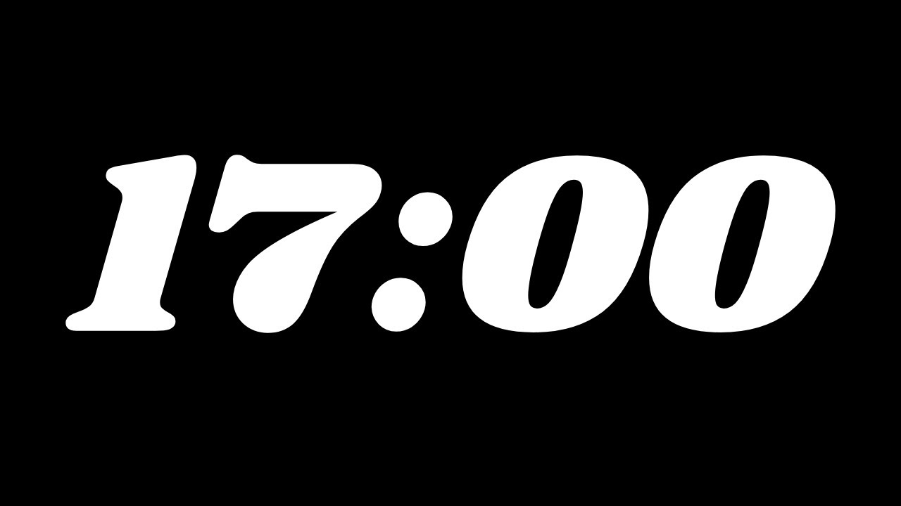 17 Minute With Alarm | 17 Minute Timer | 17 Minute Countdown Timer ...