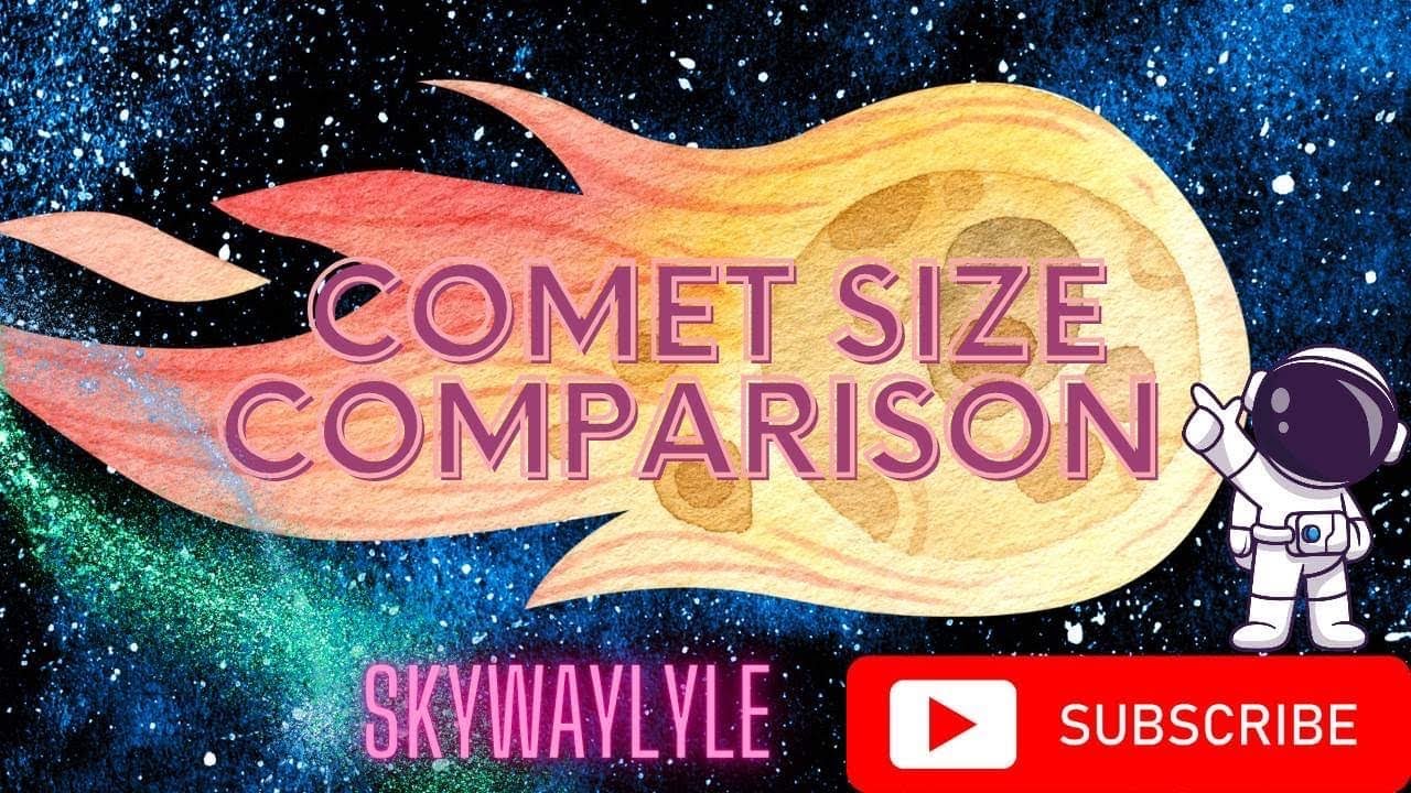 Comet Size Comparison 2.0/@Skyway Lyle - YouTube