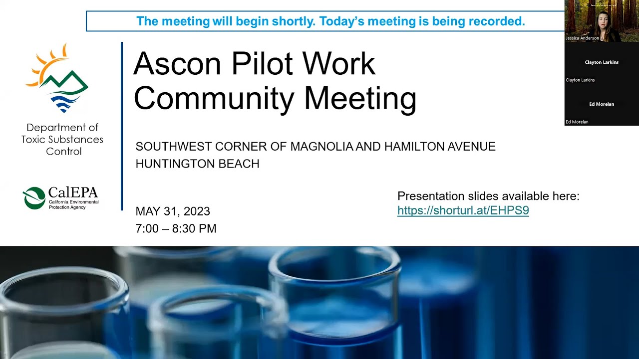 Ascon Pilot Work Community Meeting - Pilot Testing for Odor Control ...