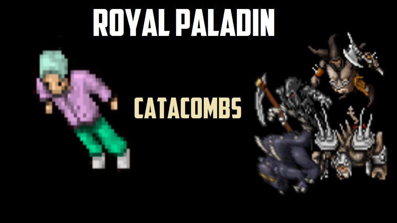 TIBIA: RP 400+ HUNT SOLO CATACOMBS (ORAMOND) - YouTube