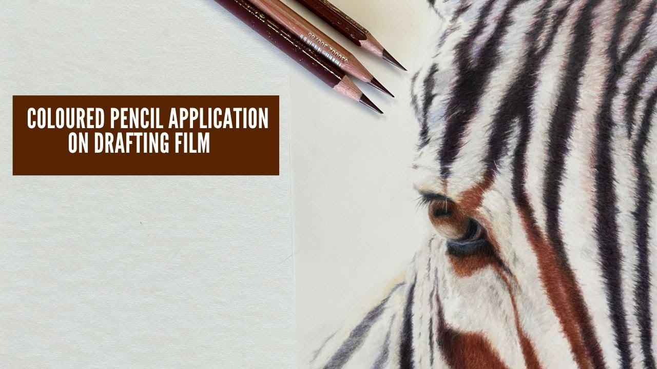 Coloured Pencil Application on Drafting Film - YouTube