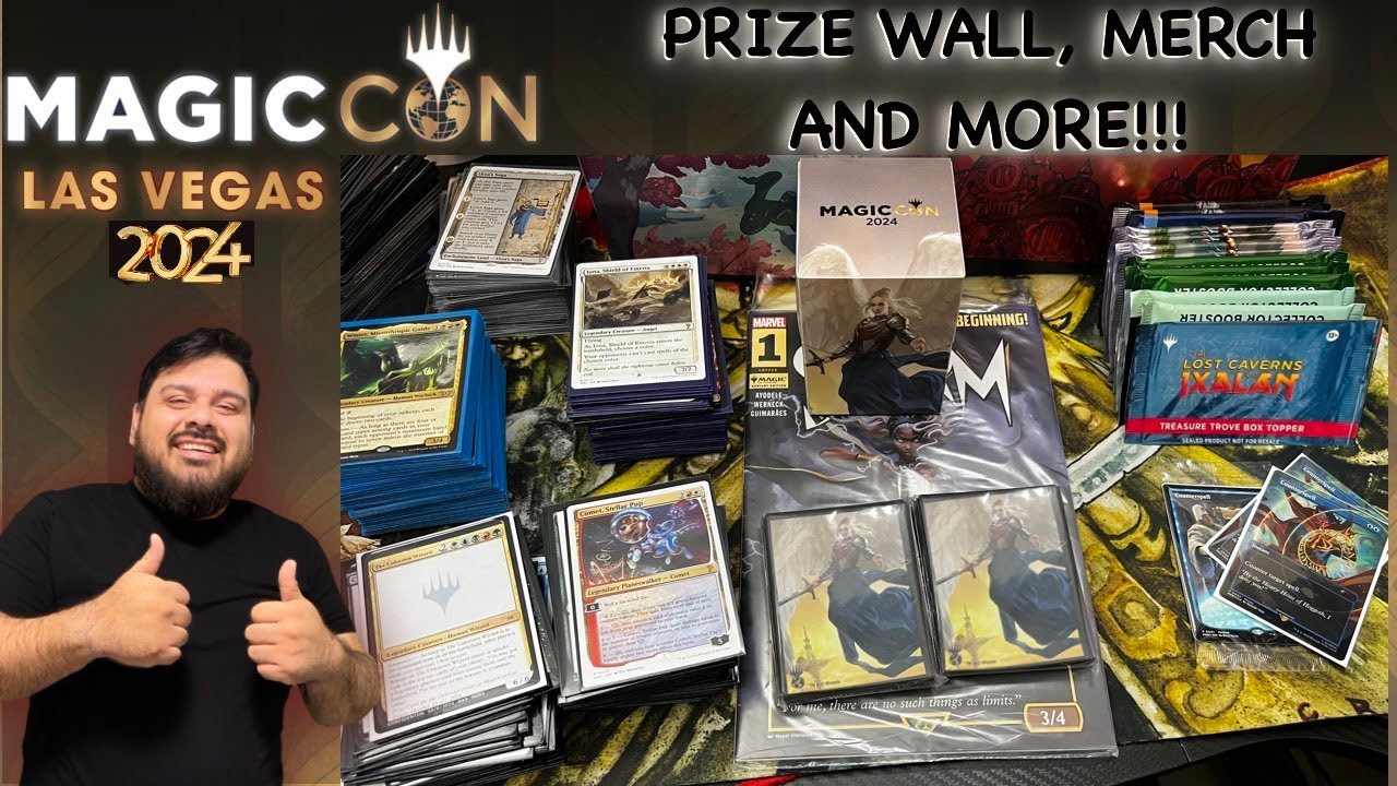 MAGIC CON PRIZE WALL PACKS AND MERCH! | Magic the Gathering | #tcg #mtg ...