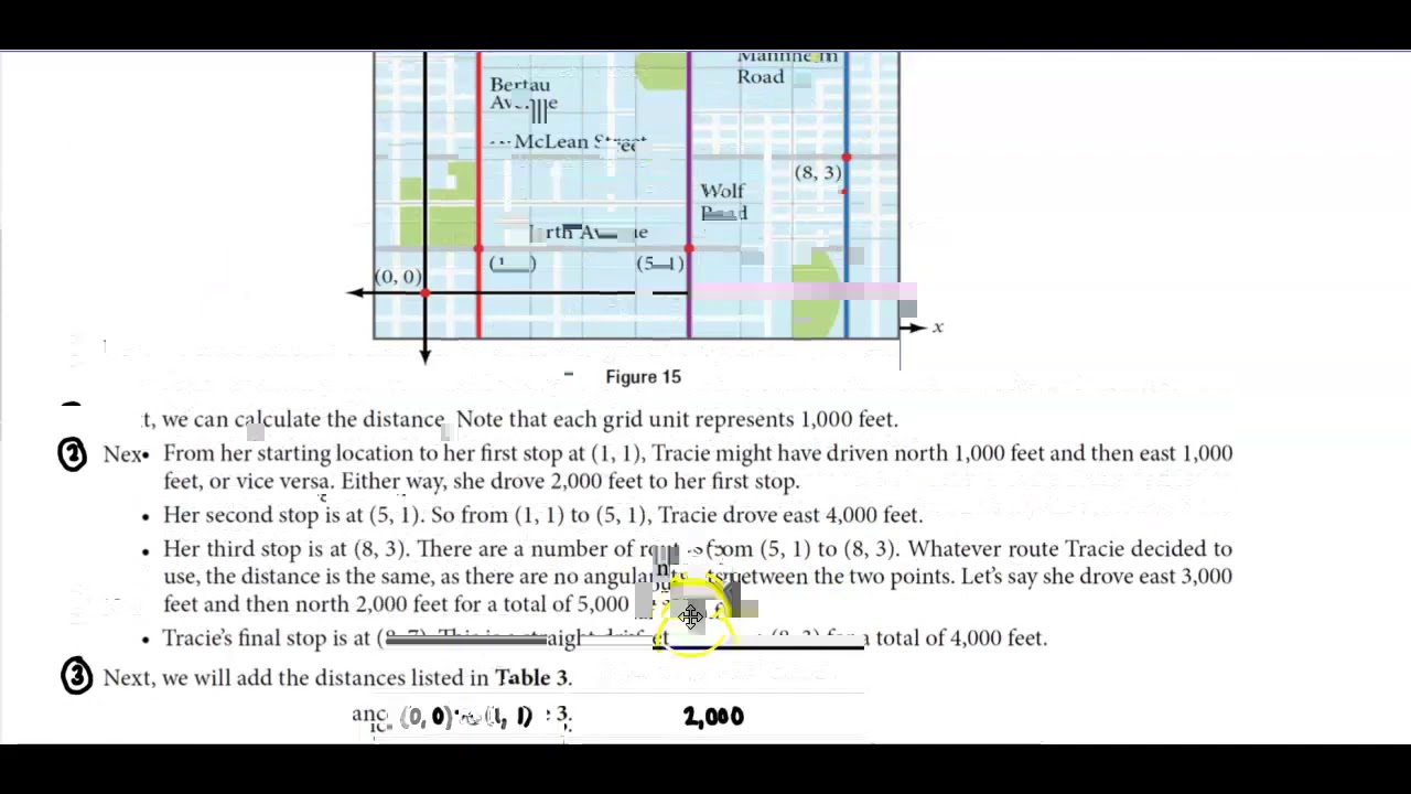Math 10 2.1 Example 6 Finding the Distance Between Two Locations - YouTube