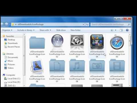 How to make your windows folder looks like a mac folder - YouTube
