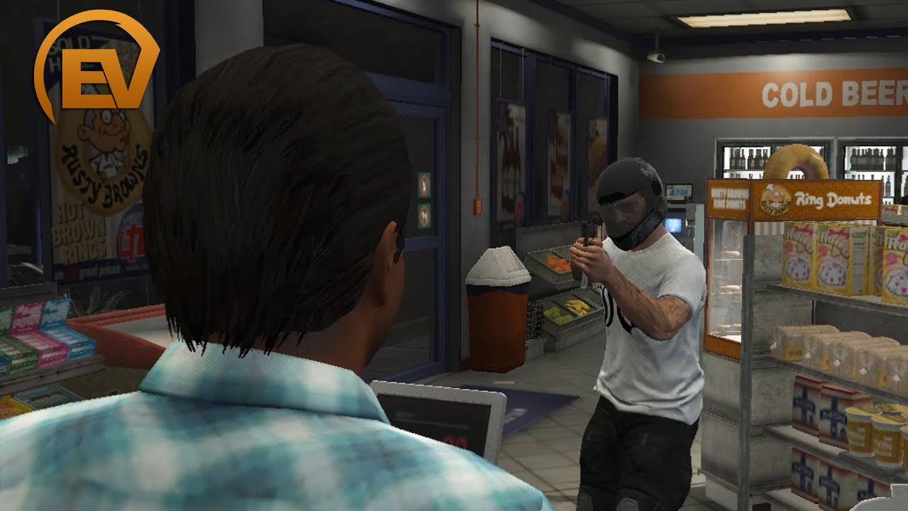 How Evolve Stunting Rob Stores in GTA V PC - YouTube