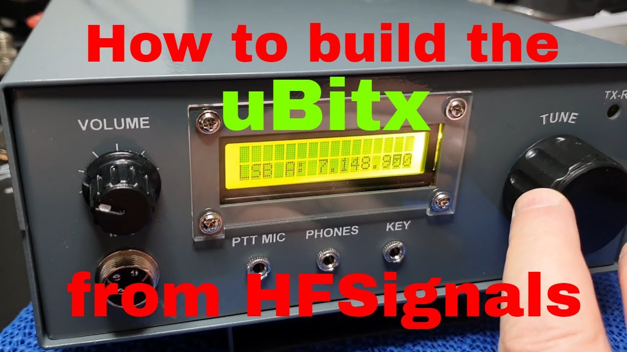 How to build the uBitx from HfSignals part 2, it works wahoo!! - YouTube