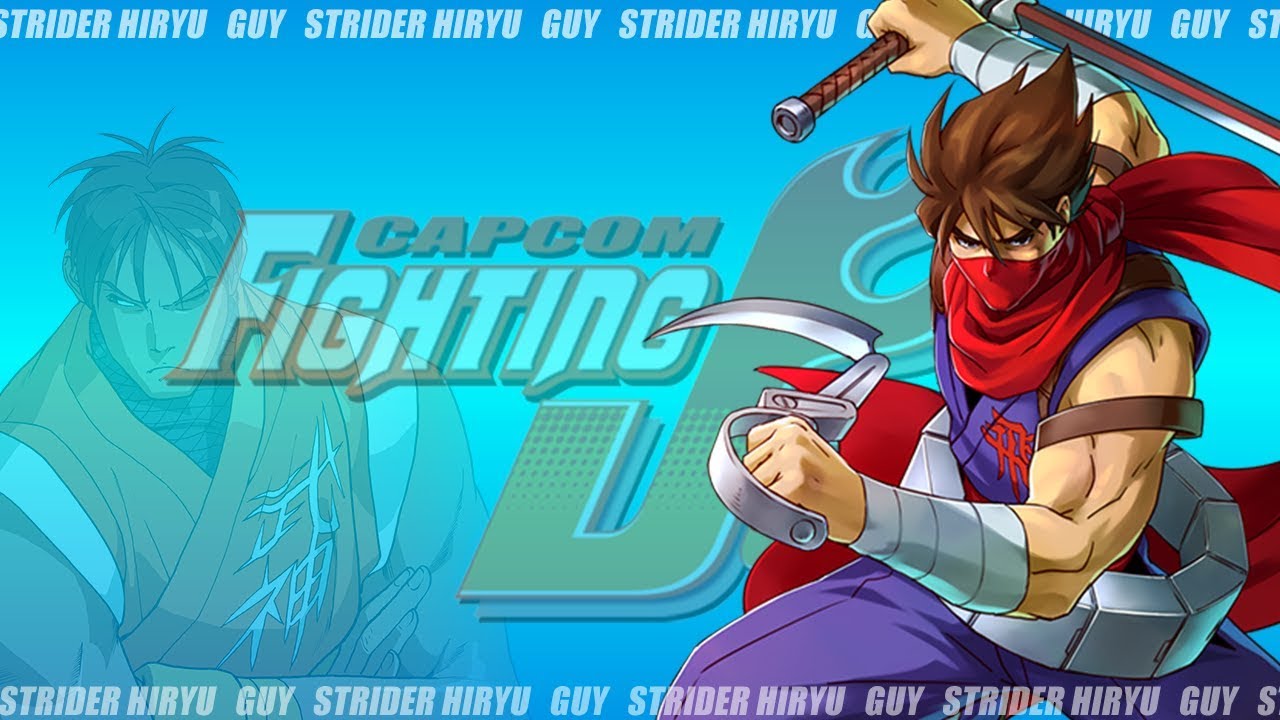 Capcom Fighting Jam Mugen : Strider Hiryu & Guy Arcade Mode - YouTube