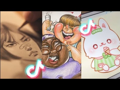 Cute Art TikToks I Saved ⋅𖦹 ׂ 𓈒🐇 ೀ DIY Inspiration 🧁⋆ Drawings . ALT ...