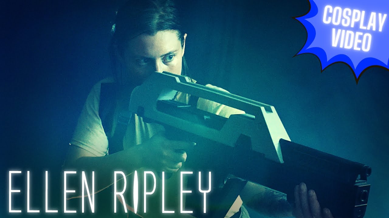 ELLEN RIPLEY Cosplay | DIY Pulse Rifle & Grenade Harness - YouTube