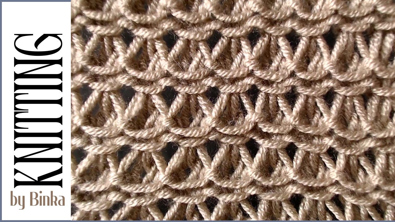 [Bulgarian] A super easy openwork stitch. - YouTube