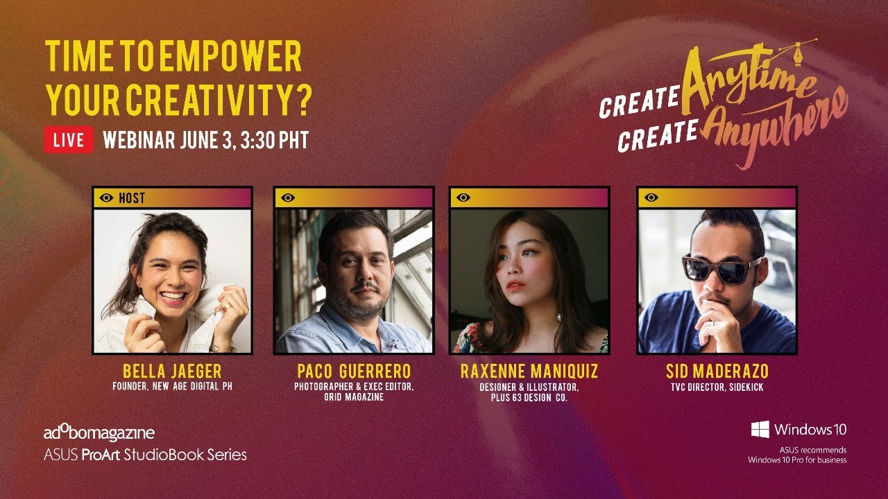 Time To Empower Your Creativity? Webinar To Empower Creatives - YouTube