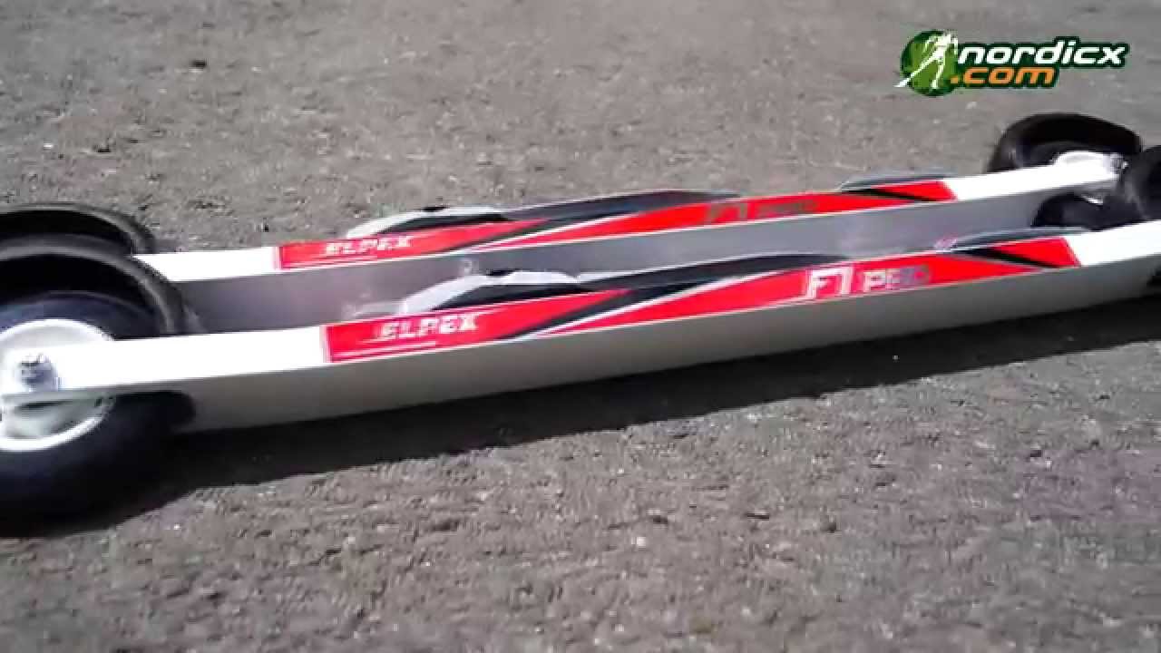 Elpex F1 Pro Skiroller / Rollski Skate - YouTube