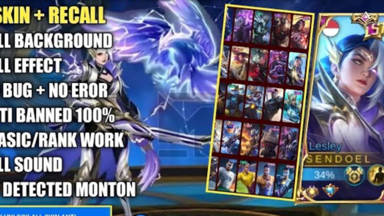 SCRIPT SKIN APK MOBILE LEGENDS UNLOCK ALL SKIN & ALL EFEK | APK SCRIPT ...