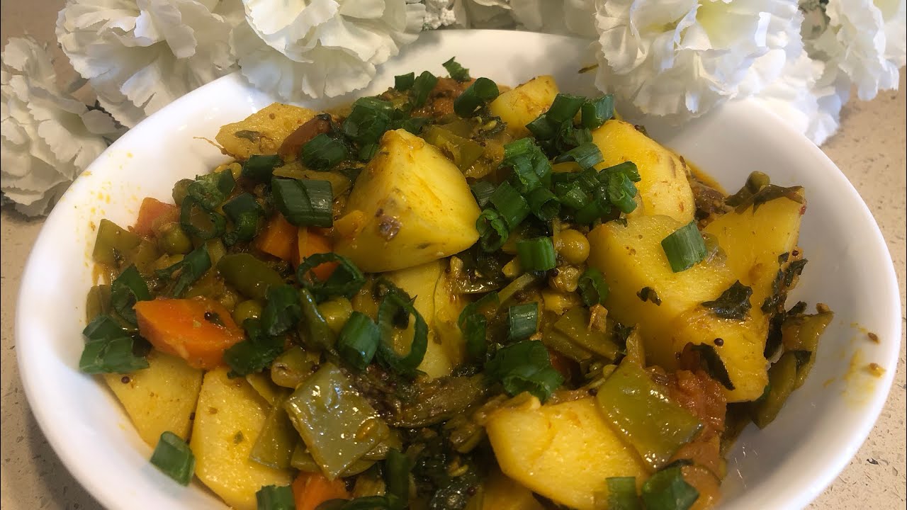 Snow peas/ mixed vegetables/ Recipe by Amber’s kitchen - YouTube