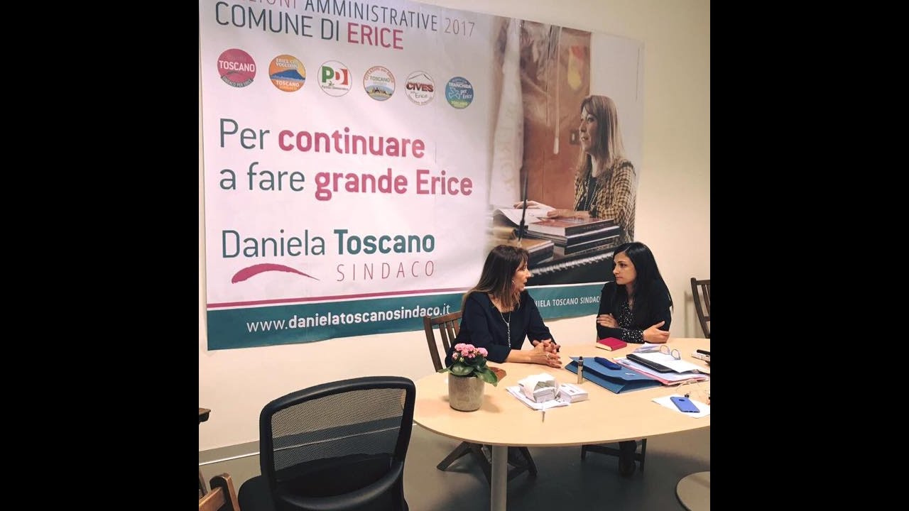 Intervista al candidato sindaco di Erice, Daniela Toscano - YouTube