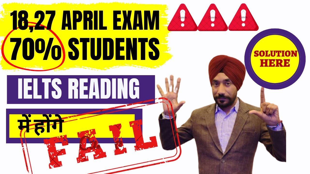 Why You Will Fail In IELTS Reading For Sure? - YouTube