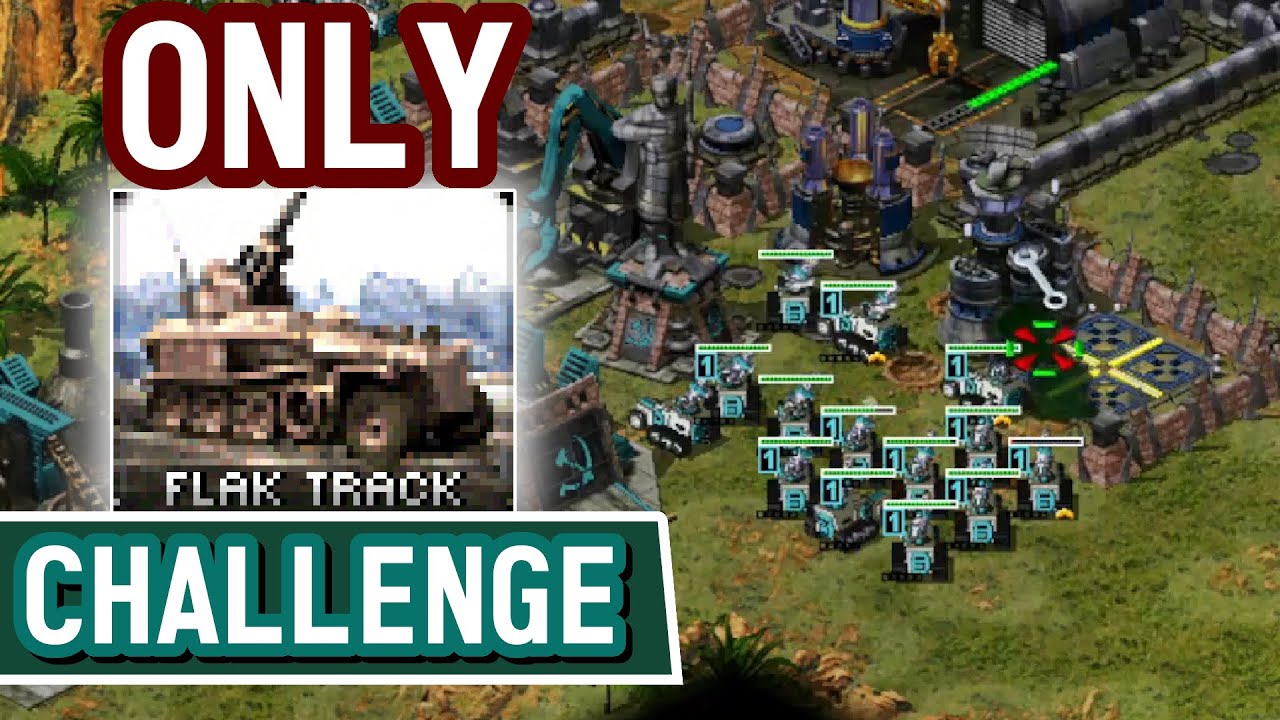 Flak Tracks: One Unit Challenge - Red Alert 2 - Challenge Video - YouTube