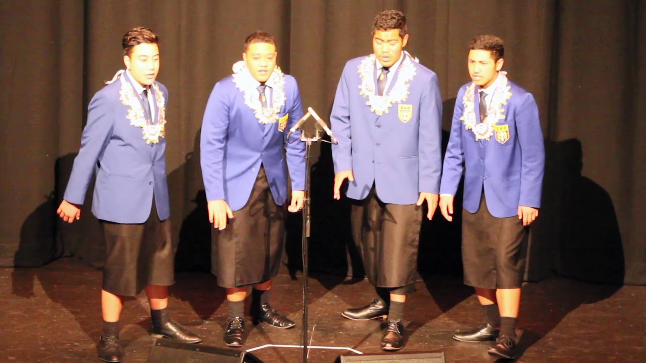 Pasifika Boys (Tawa College) - National Barbershop Quartet 11/09/19 ...
