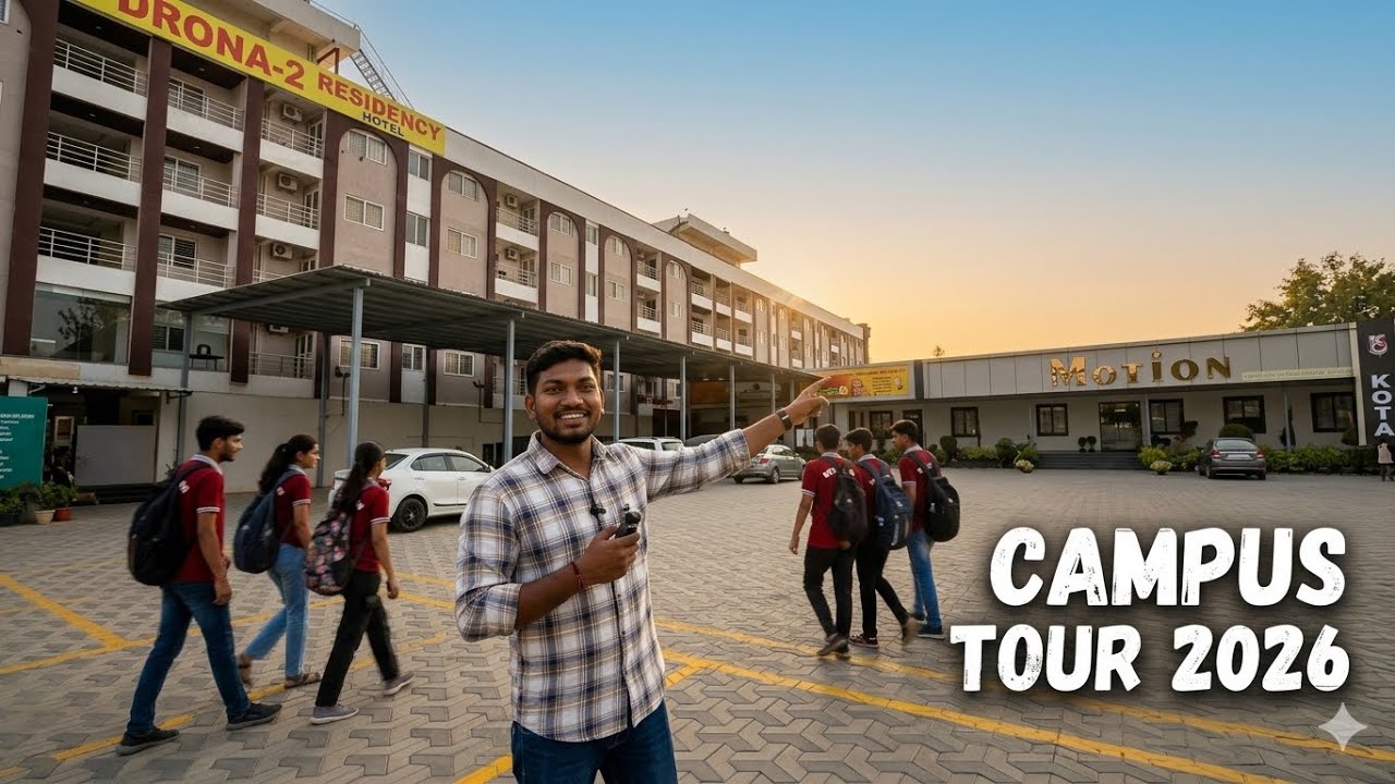 Drona 2 Residency MOTION Campus Tour 2026 🔥 Full Motion Kota Tour ...