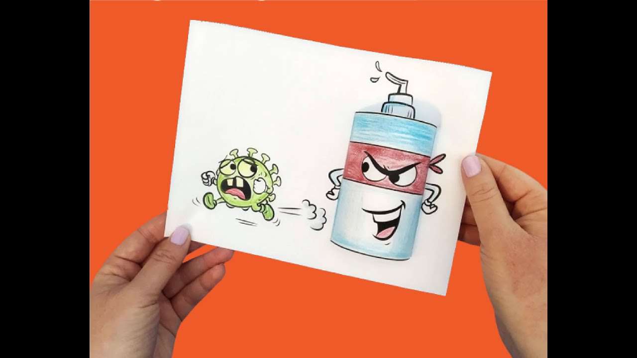 Printables Fighting Corona Virus Paper Craft For Kids - YouTube