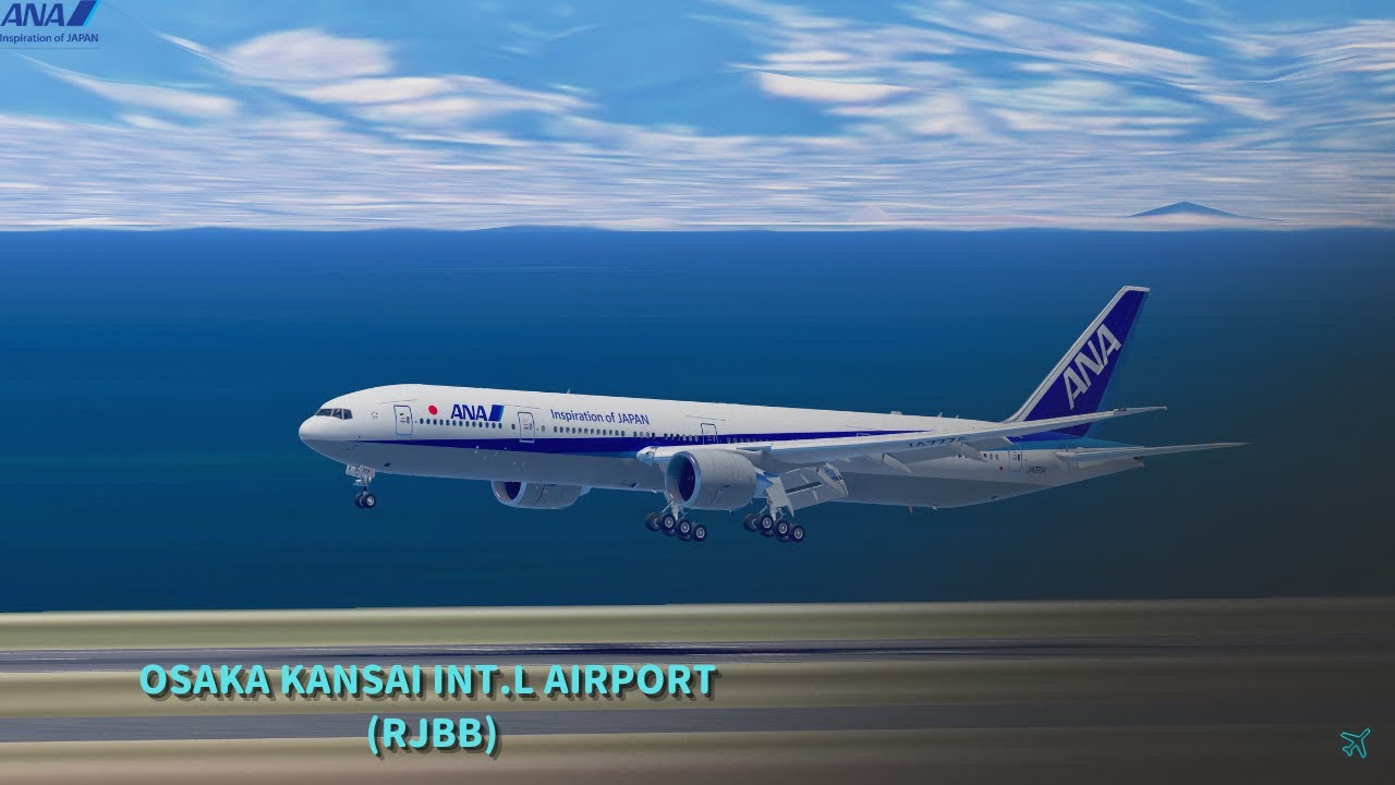INFINITE FLIGHT SIMULATOR -LANDING AT OSAKA KANSAI INT.L AIRPORT (RJBB ...