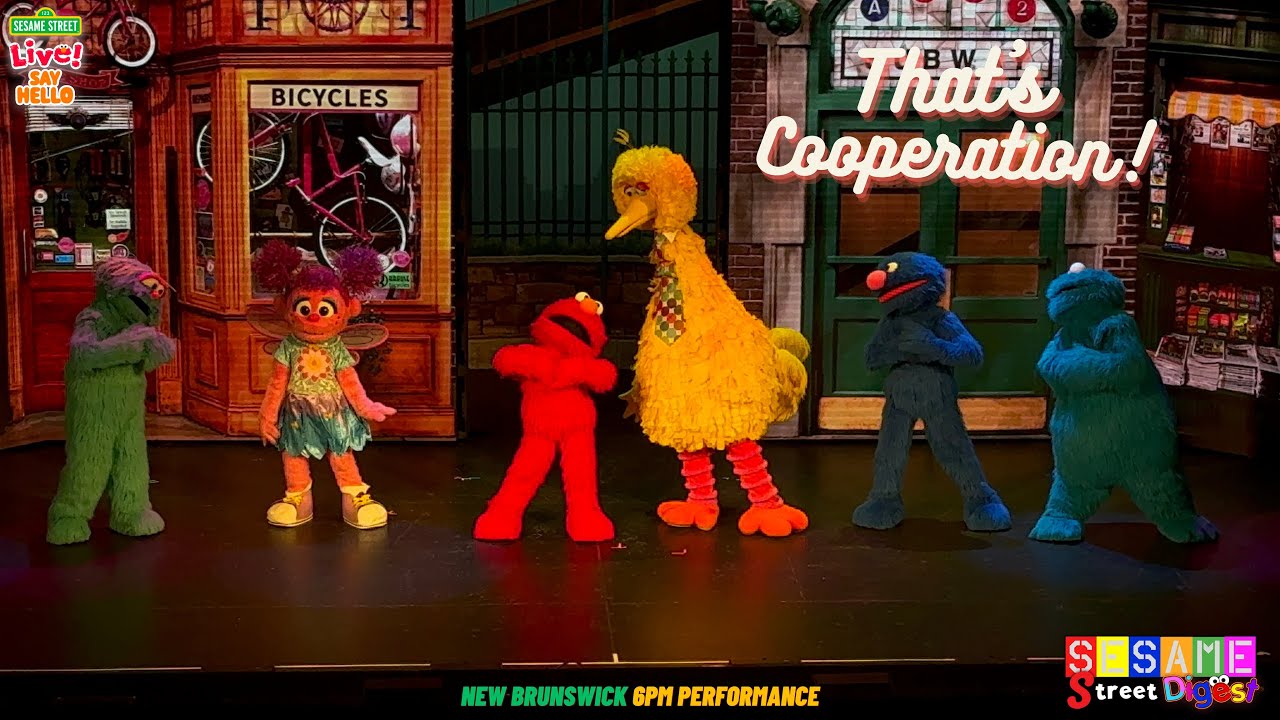 Sesame Street Live Say Hello Show Clip - That’s Cooperation - YouTube