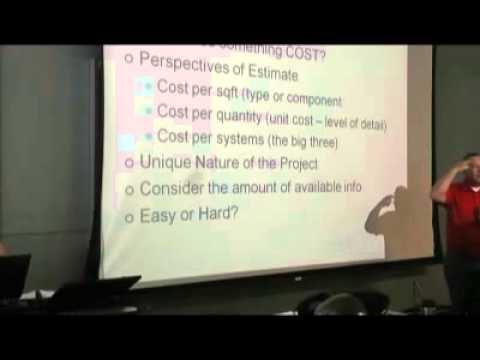 Conceptual Estimating part 1 - YouTube