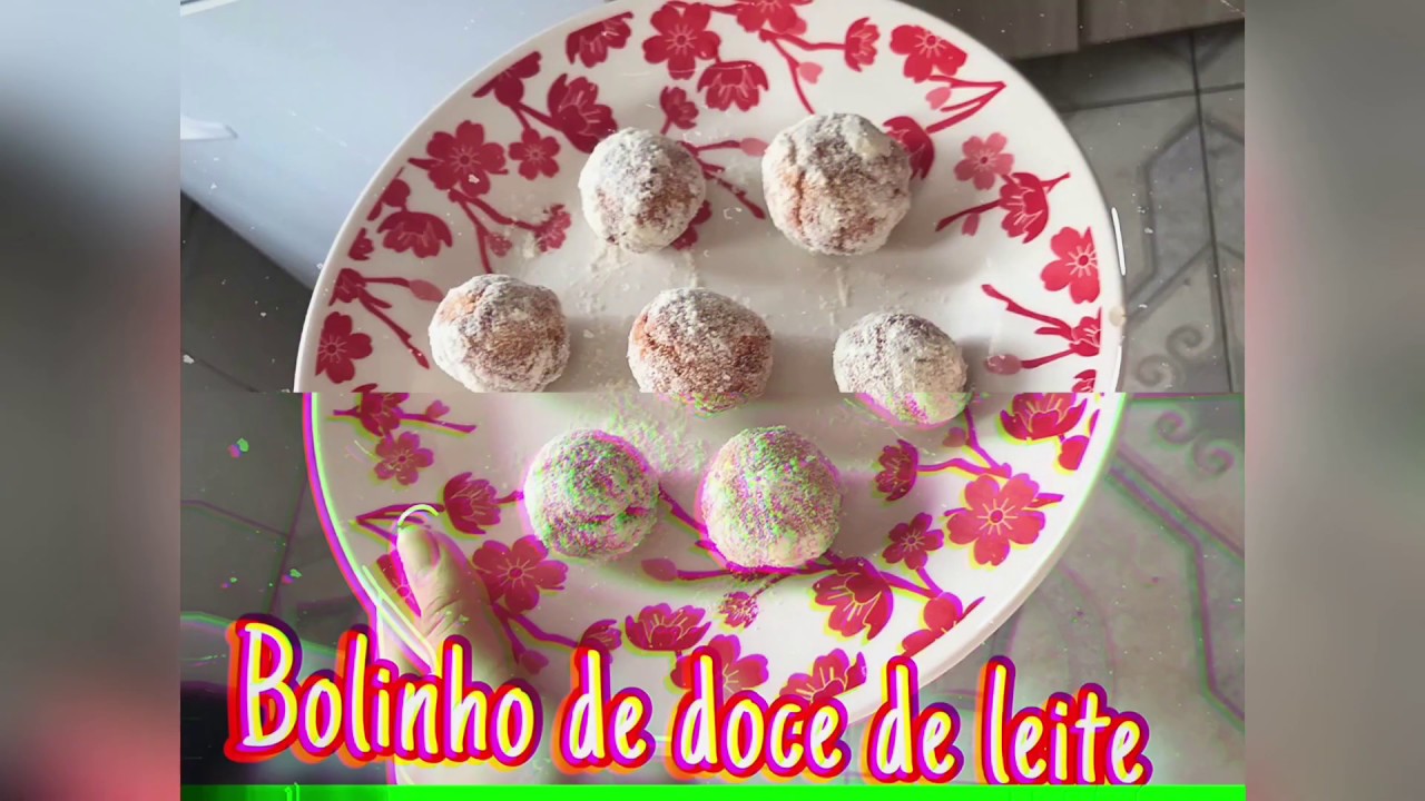 RECEITA BOLINHO DE DOCE DE LEITE - YouTube