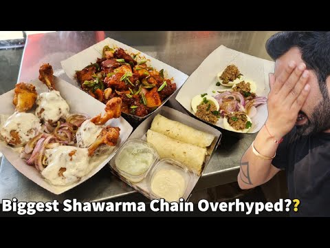 100% HONEST REVIEW. Tried Delhi's Largest Indian Style Shawarma Chain ...
