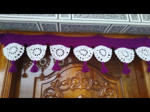 Crochet door hanging toran. 38 - YouTube