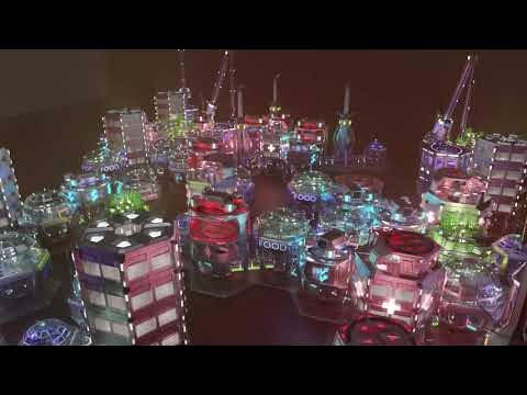 Blender Geometry nodes - Procedural futuristic city (Mars colony) - YouTube