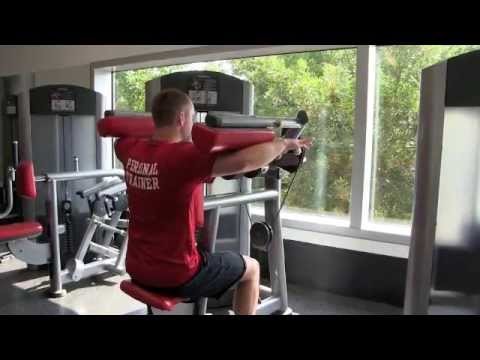 Life Fitness Lateral Raise - YouTube