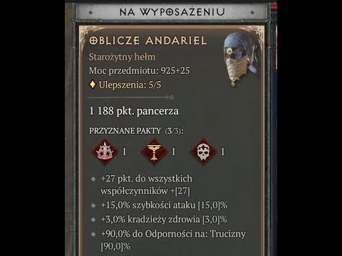 ZDOBYŁEM SUPER RZADKI UNIKAT - OBLICZE ANDARIEL | 2 SEZON DIABLO 4 ...