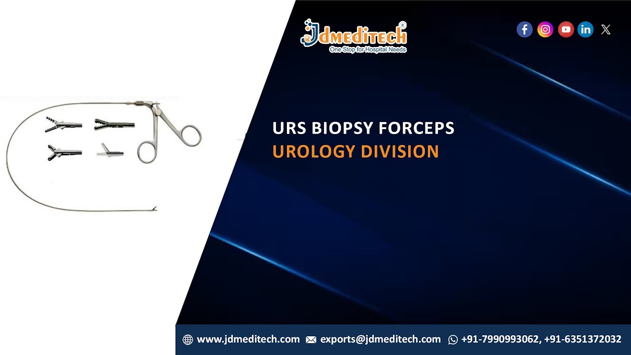URS Biopsy Forceps | Urology | JDMeditech india - YouTube