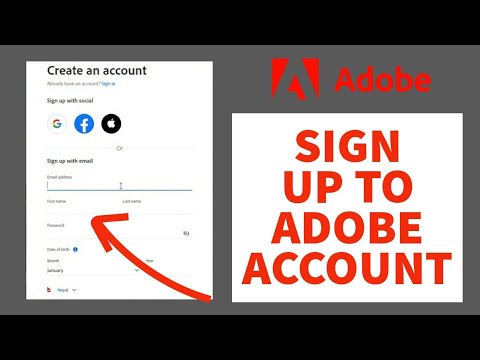 How to Sign-Up Adobe Account || Create Adobe Account || Register ...
