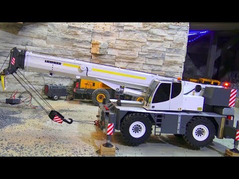 RC MOBILE CRANE TRUCK LRT 1100-2.1! UNIQUE SELF MADE RC MOBILE CRANE ...